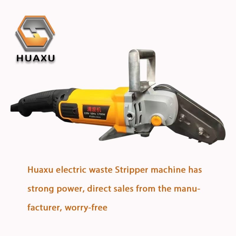 electric waste stripping quickly removes waste paper scraps